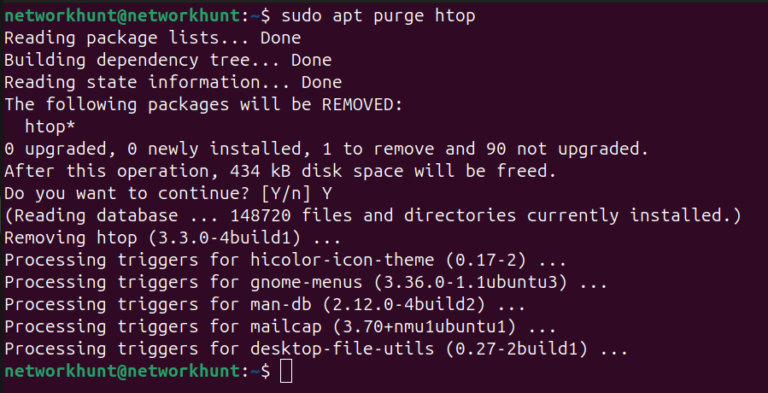 How to uninstall packages with APT in Debian Linux - NetworkHunt