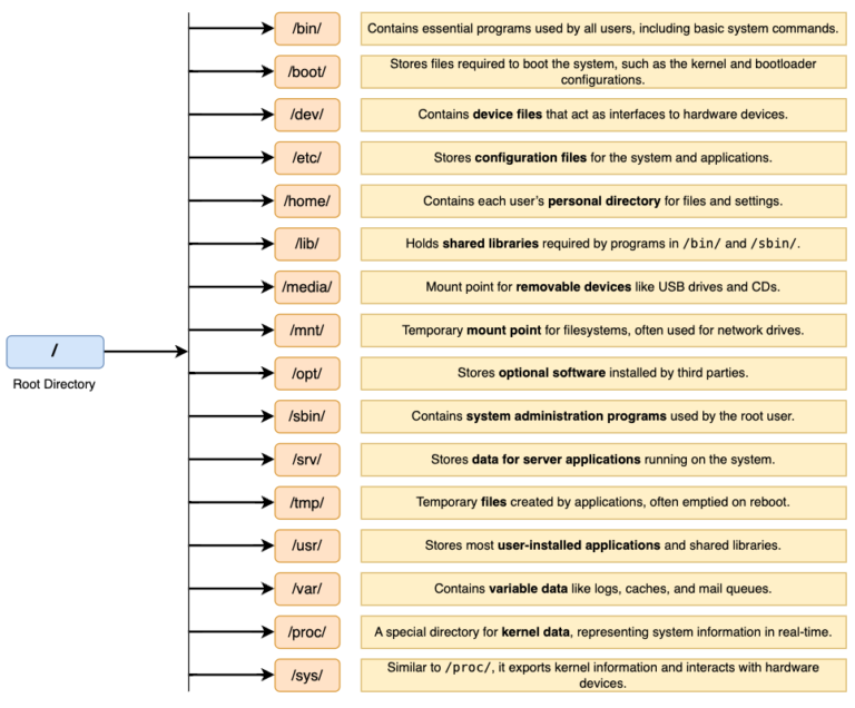 The Filesystem Hierarchy Standard Fhs In Linux Networkhunt