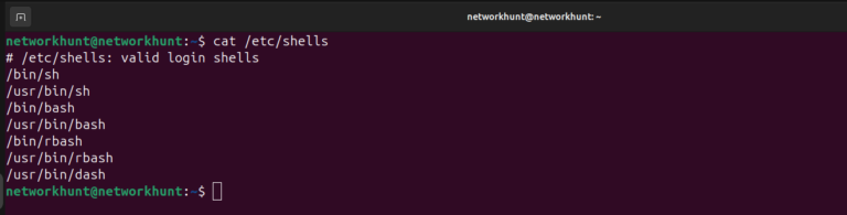 How to Change the Default Shell in Linux - NetworkHunt