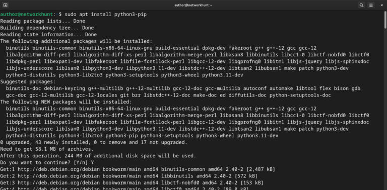 How to install PIP on Debian? - NetworkHunt