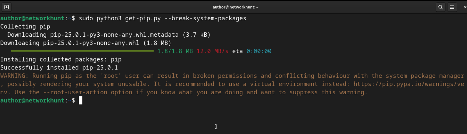 How to install PIP on Debian? - NetworkHunt