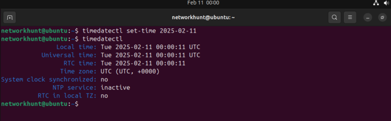 How to Change Date, time and Timezone in Ubuntu linux. - NetworkHunt